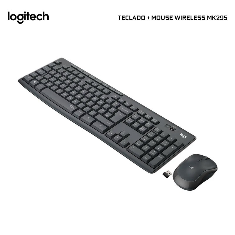 Kit Logitech MK295 Teclado y mouse inalambrico - 👉 Precio